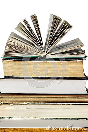 Stack Of Old And New Books Royalty-Free Stock Photo | CartoonDealer.com ...
