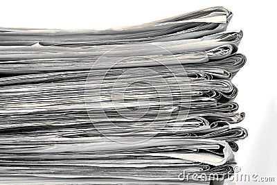 Stack Of Old Newspaper Royalty Free Stock Photo - Image: 11618765