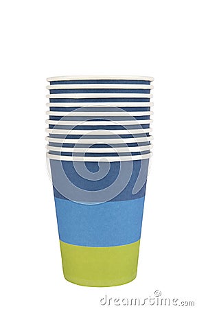 Stack Of Paper Cups Stock Images - Image: 21839294