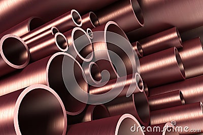 Stack Of Steel Tubing Stock Image | CartoonDealer.com #8042221