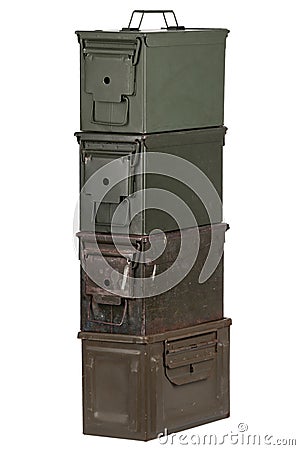 Stack Of US Army Ammo Cans Royalty-Free Stock Image | CartoonDealer.com ...