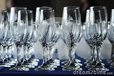 Stack Of Wine Glasses In A Party Royalty-Free Stock Image ...