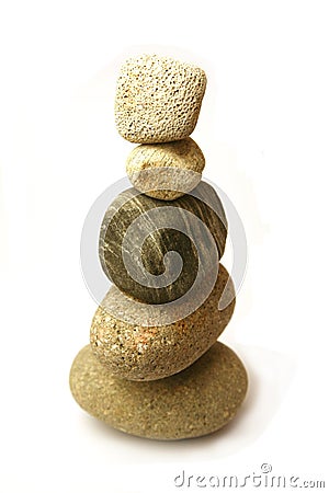 Stacked Pebbles Royalty Free Stock Images - Image: 2990069