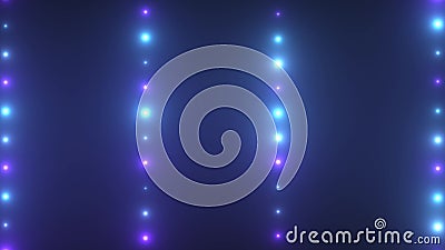 Stage Glow LED Light Loop Animation Stock Video - Video of nightclub ...