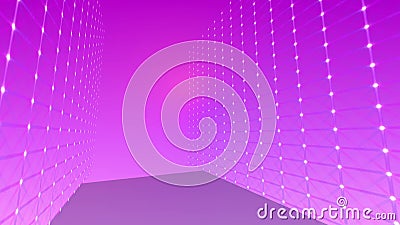 Stage light room 3d render stock footage. Video of perspective - 190340586