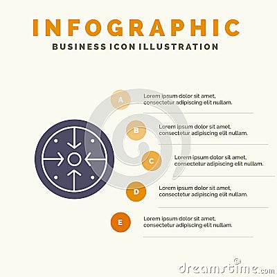 Stages, Goals, Implementation, Operation, Process Solid Icon ...