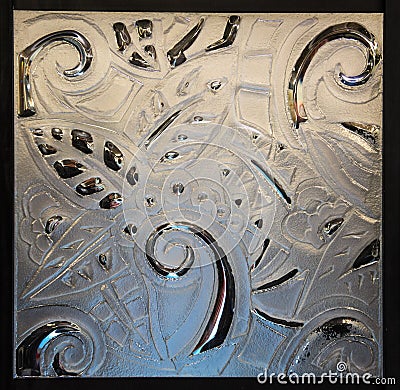 Stained Glass Flower Pattern Royalty Free Stock Images - Image: 29871749