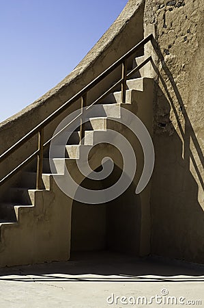 Stairs Of Restored Fort Stock Photo | CartoonDealer.com #4062984