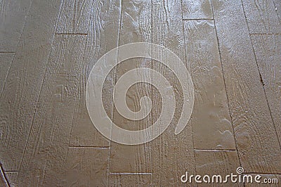 Stamped Concrete Wood Plank Floor Stock Photo | CartoonDealer.com #80988816