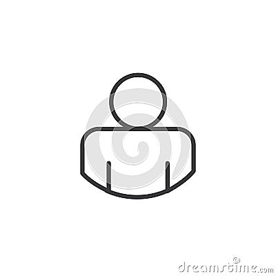 Standard User Icon For UI Or UX Designs Vector Illustration ...