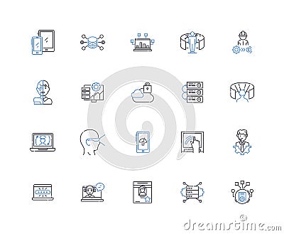 Standardization Line Icons Collection. Conformity, Uniformity ...