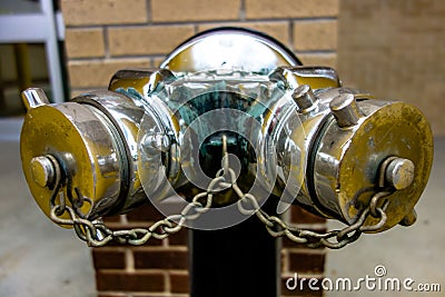 Standpipe With Siamese Connection Device For Fire Hoses Royalty-Free ...