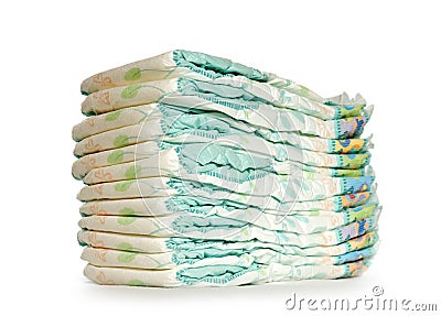 Stapel Windeln Stockfotos - Bild: 2344993