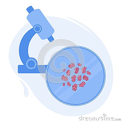 Staphylococcus Infection Bacteria Cell Medical Diagram Icon Cartoon ...
