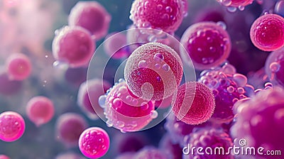 Staphylococcus (staph) Is A Group Of Bacteria Under The Microscope. 3d ...