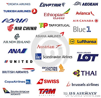 Star Alliance Member Airlines Editorial Stock Image - Image: 56935754