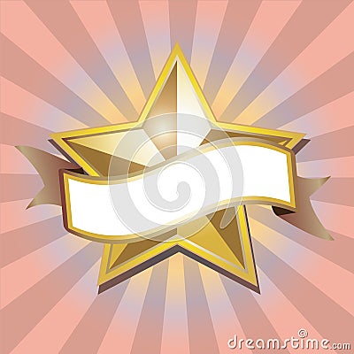 Star Banner Vector Illustration | CartoonDealer.com #11182338