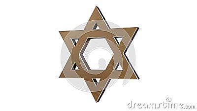 Star Of David Religious Symbol Particles Animation, Stock Video - Video ...