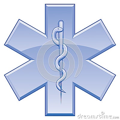Star Of Life Rescue Symbol Royalty Free Stock Photos - Image: 18809018