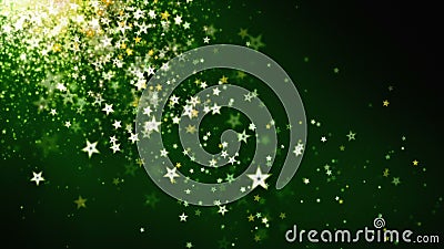Stardust Falling Green stock footage. Video of glow, green - 47055924