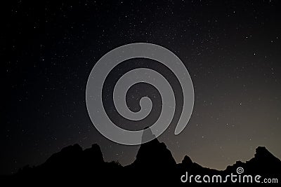 Starry Night On Badlands Loop Road Royalty-Free Stock Image ...