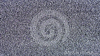Static Noise of Flickering Detuned TV Screen Stock Video - Video of ...