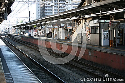 Japanese Train Platform Editorial Photo | CartoonDealer.com #271200675