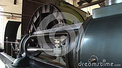 Stationary steam engine 1 stock footage. Video of steam - 42946534