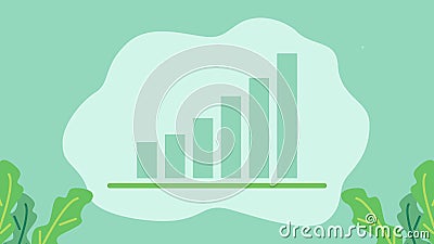 Statistics Bars Infographic Data Animation Stock Footage - Video of ...