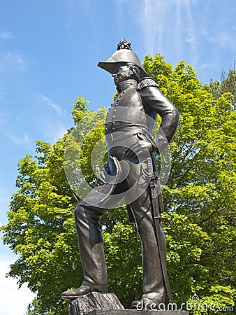 Statue Of Colonel John By, Engineer Overlooking The Rideau Canal ...