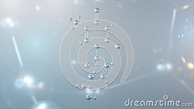 Stavudine Molecular Structure, 3d Model Molecule, Antiretroviral ...