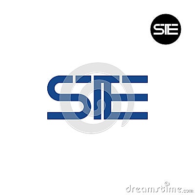 STE Logo Letter Monogram Design Vector Illustration | CartoonDealer.com ...