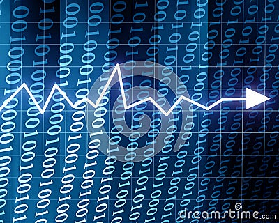 Steady Arrow Graph Stock Photo | CartoonDealer.com #6691656