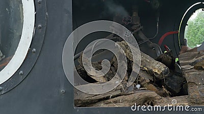 Steam Locomotive Cab and Levers Stock Video - Video of history, lever ...