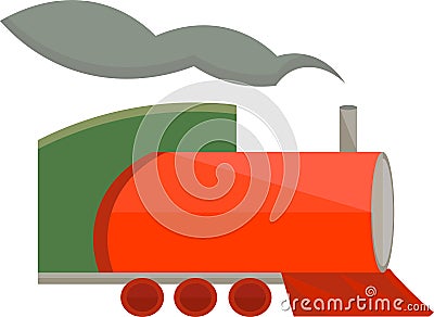 Steam Train Vector Clip Art Design | CartoonDealer.com #124337934