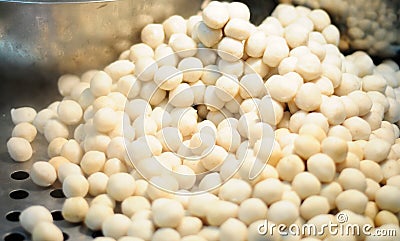 A Pile Of Steamed Fish Balls Royalty-Free Stock Photo | CartoonDealer ...