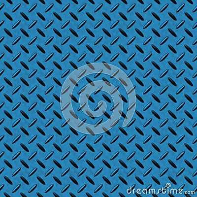 Steel Blue Checkerplate Metal Seamless Background Stock Images - Image ...