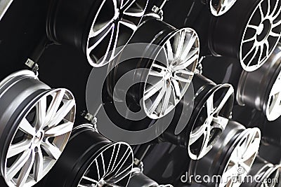 Steel Car Rims Royalty-Free Stock Image | CartoonDealer.com #18390082