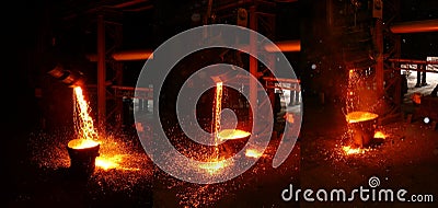 In A Steel Mill Stock Photo - Image: 2407630