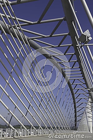 Steel Structure Bridge Royalty Free Stock Photo - Image: 13805685