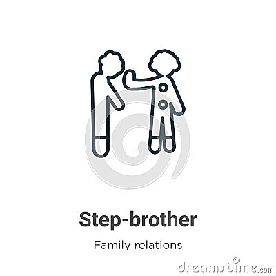 Brother Icon in Filled, Thin Line, Outline and Stroke Style. Vector ...