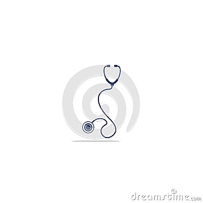 Stethoscope logo design. stock vector. Illustration of hospital - 170196982