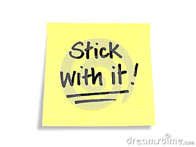 Stickies/Post-it Notes: Stick With It! Stock Photos - Image: 7967773