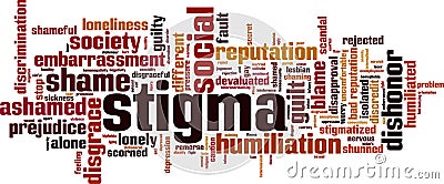 Stigma Word Cloud Vector Illustration | CartoonDealer.com #206571620