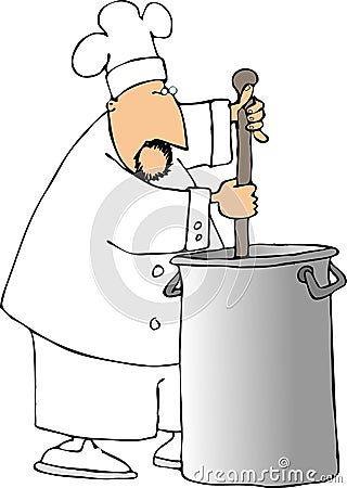 Stir The Pot Royalty Free Stock Photos - Image: 666078