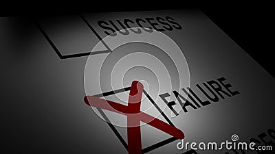 Stock Animated Concept of Success and Failure Stock Footage - Video of ...