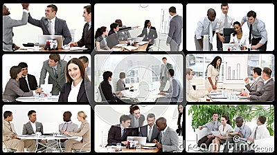 Stock Animation Presenting the Concept of Teamwork Stock Footage ...
