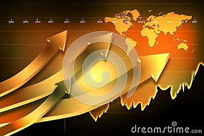 Stock Market Graph Royalty-Free Cartoon | CartoonDealer.com #25842263