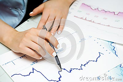 Stock Market Graphs. | CartoonDealer.com #7883083