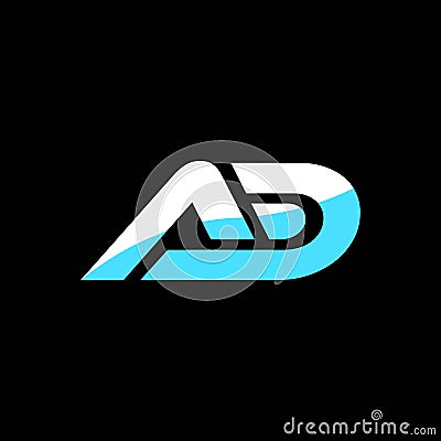 Unique AD Vector Logo | CartoonDealer.com #254292823